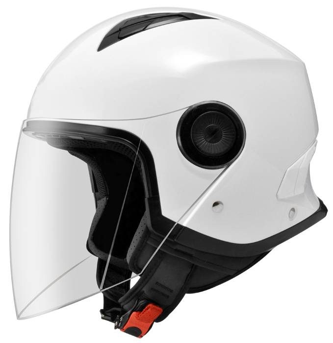 Casco ZEUS ZS-617 Blanco - MOTOBASIC